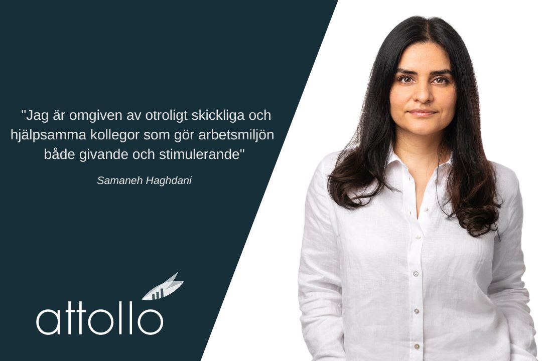 Möt vår medarbetare Samaneh Haghdani - Attollo